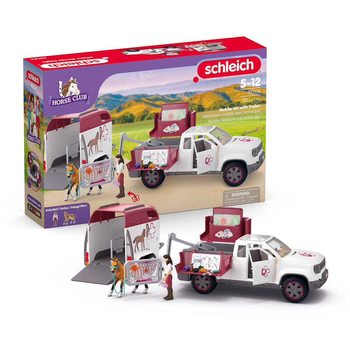 Mobile vet with trailer 42704 HORSE CLUB | schleich